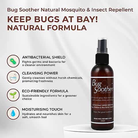 Bug Soother Natural Mosquito and Insect Repellent 100ml - 2780233 - TJC