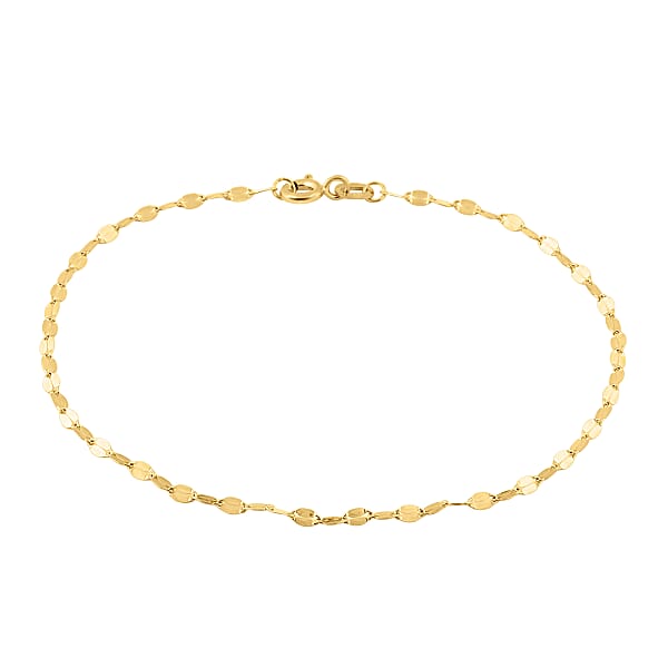 Forzatina Chain Bracelet in 9K Yellow Gold 7.25 Inch - 3226773 - TJC