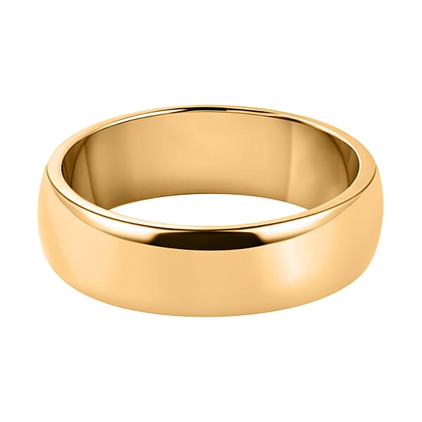 5mm Plain Band Ring in Gold Plated Sterling Silver 3.14 Grams - 3342608 ...