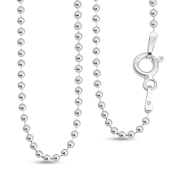 Close Out Deal Ball Chain in Sterling Silver 30 Inch - 3368591 - TJC