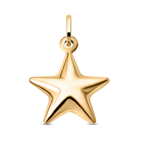 High Finish Star Pendant in 9K Yellow Gold - 3490766 - TJC