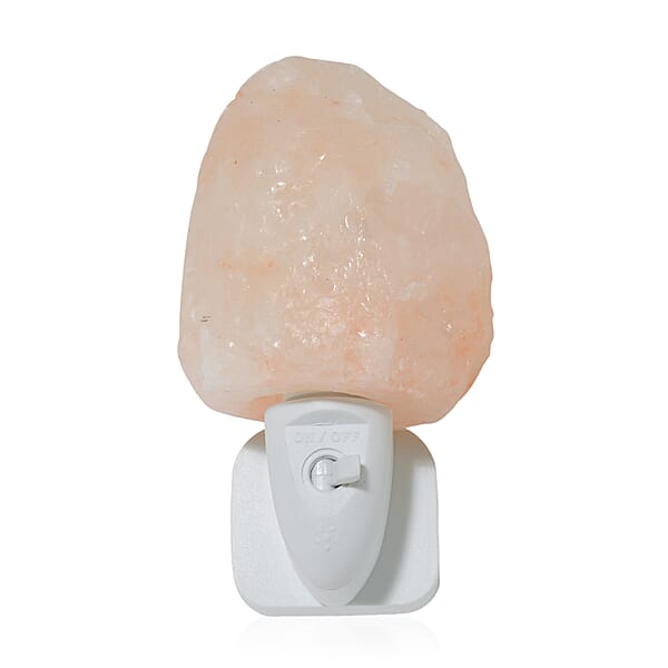 Natural Shape Himalayan Salt Night Light Lamp - Pink 0.5 Kg (1.1 Lbs ...