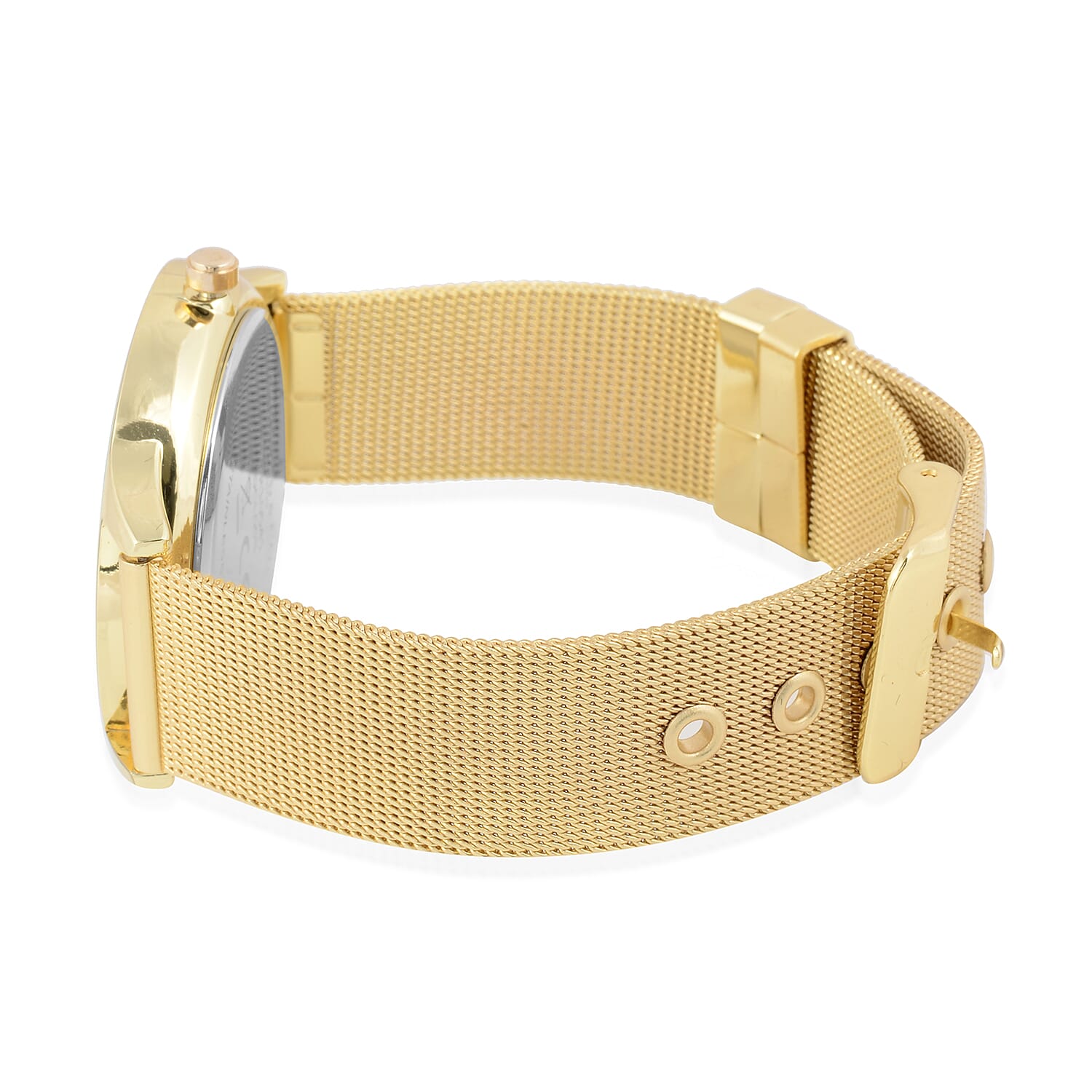 DIAMOND And CO LONDON Diamond Studded Watch with Mesh Style Strap in ...