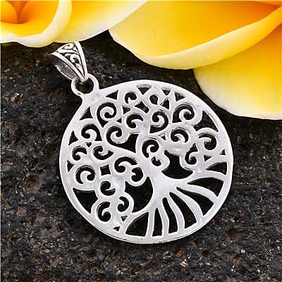 Sterling Silver Tree-of-Life Pendant - 3589641 - TJC