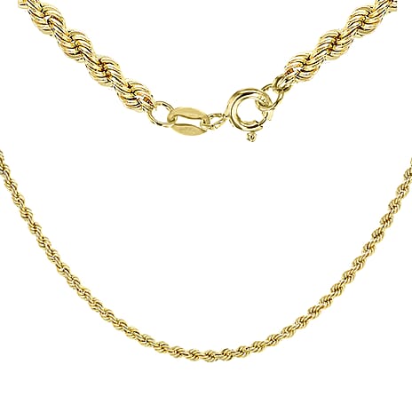 9K Gold Chains | 9ct Yellow, White Gold Chains in UK | TJC