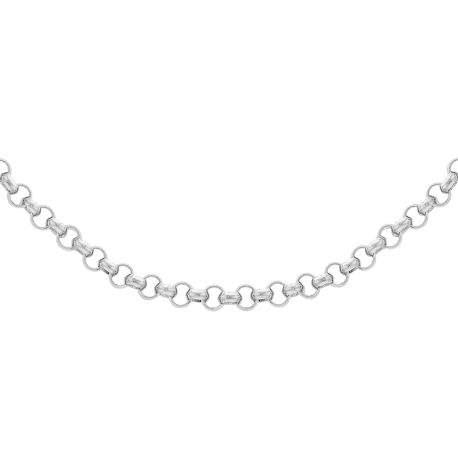 Italian Made Belcher Chain in Sterling Silver Size 16 Inch - 3594184 - TJC