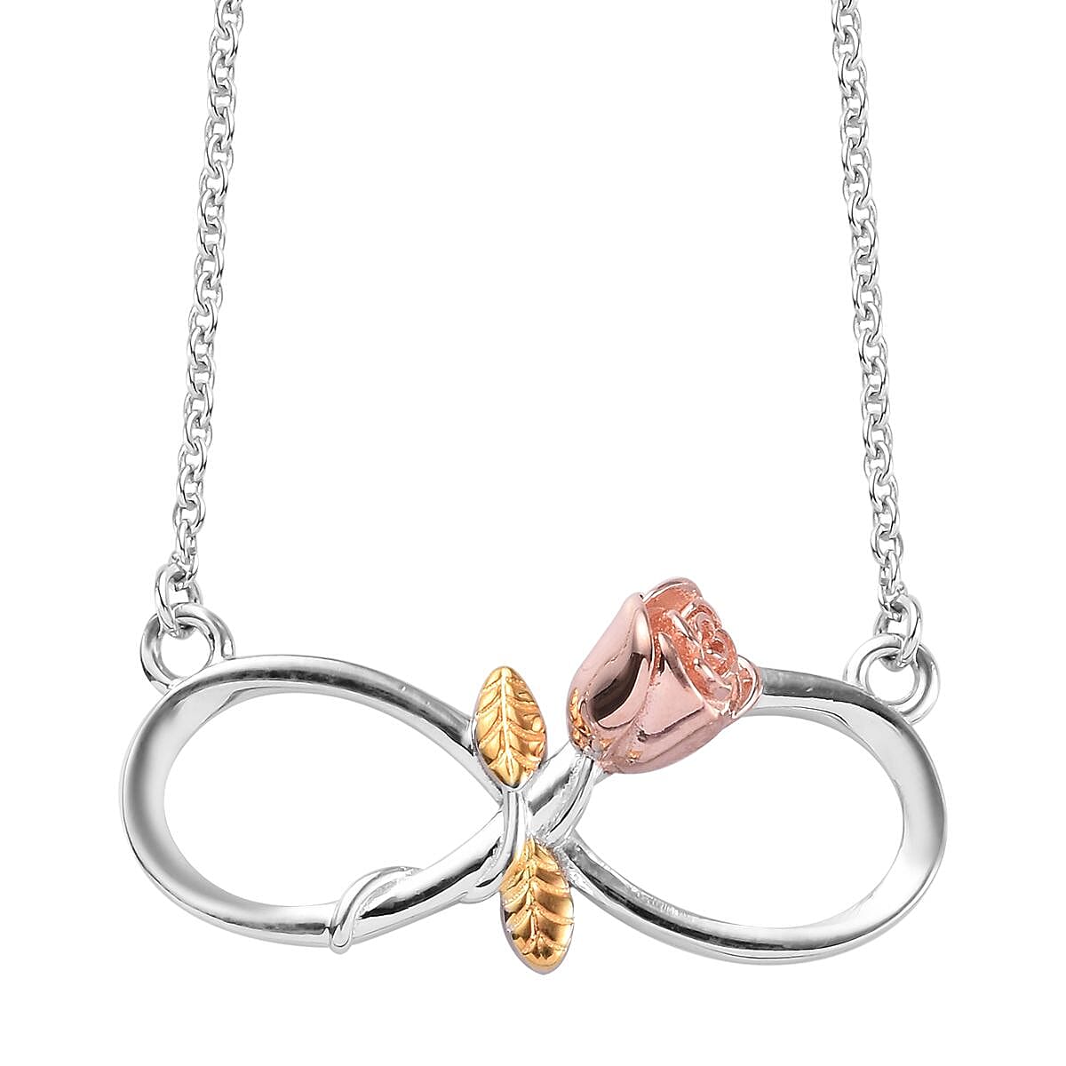 Infinity rose necklace store