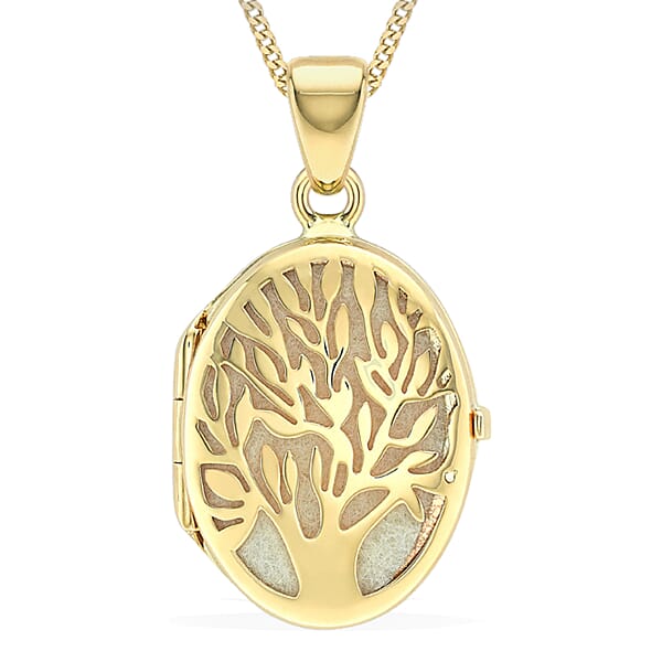 Tree of Life Locket Pendantin 9K Yellow Gold 3.20 Grams - 3596250 - TJC