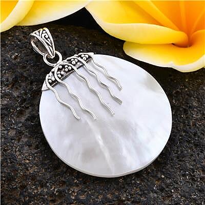 Royal Bali Collection - Mother of Pearl Pendant in Sterling Silver ...