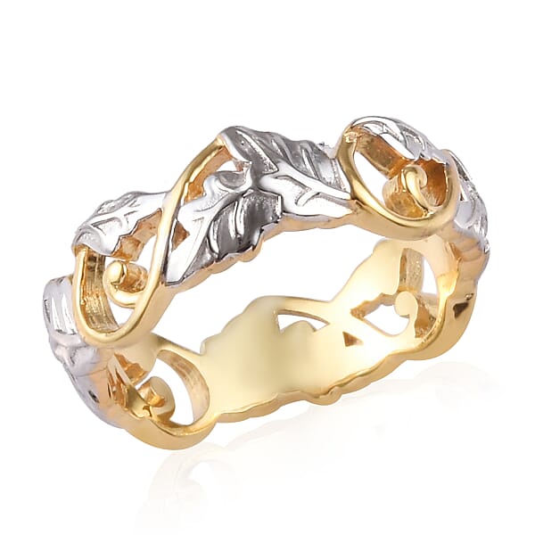 Lead Ring in Platinum and Gold Plated Sterling Silver - 3605736 - TJC