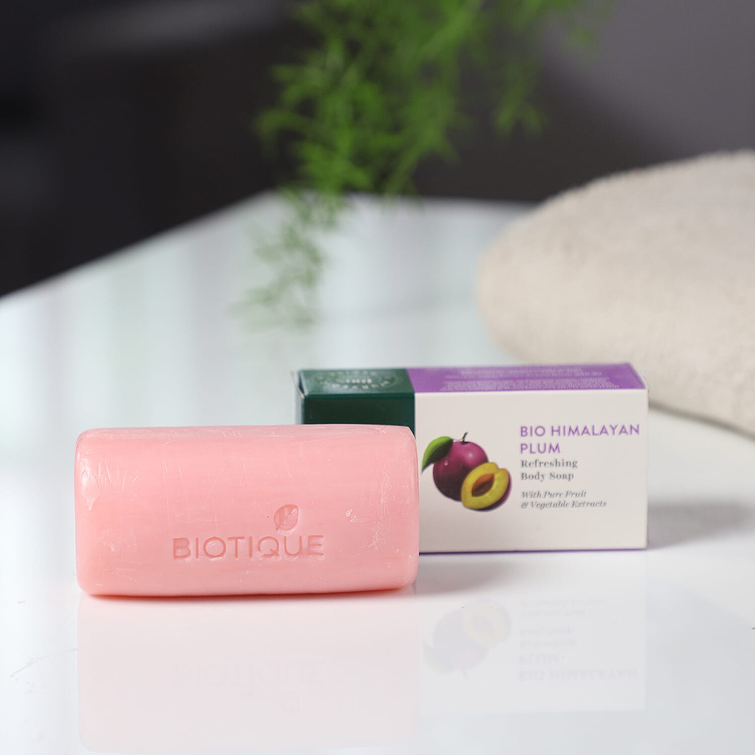 Biotique Bio Himalayan Plum Body Refreshing Body Soap 150g - 3613406 - TJC