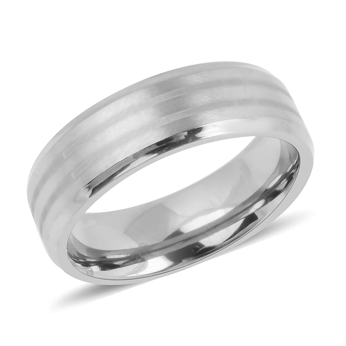 Band Ring in Silver Tone - 3614198 - TJC