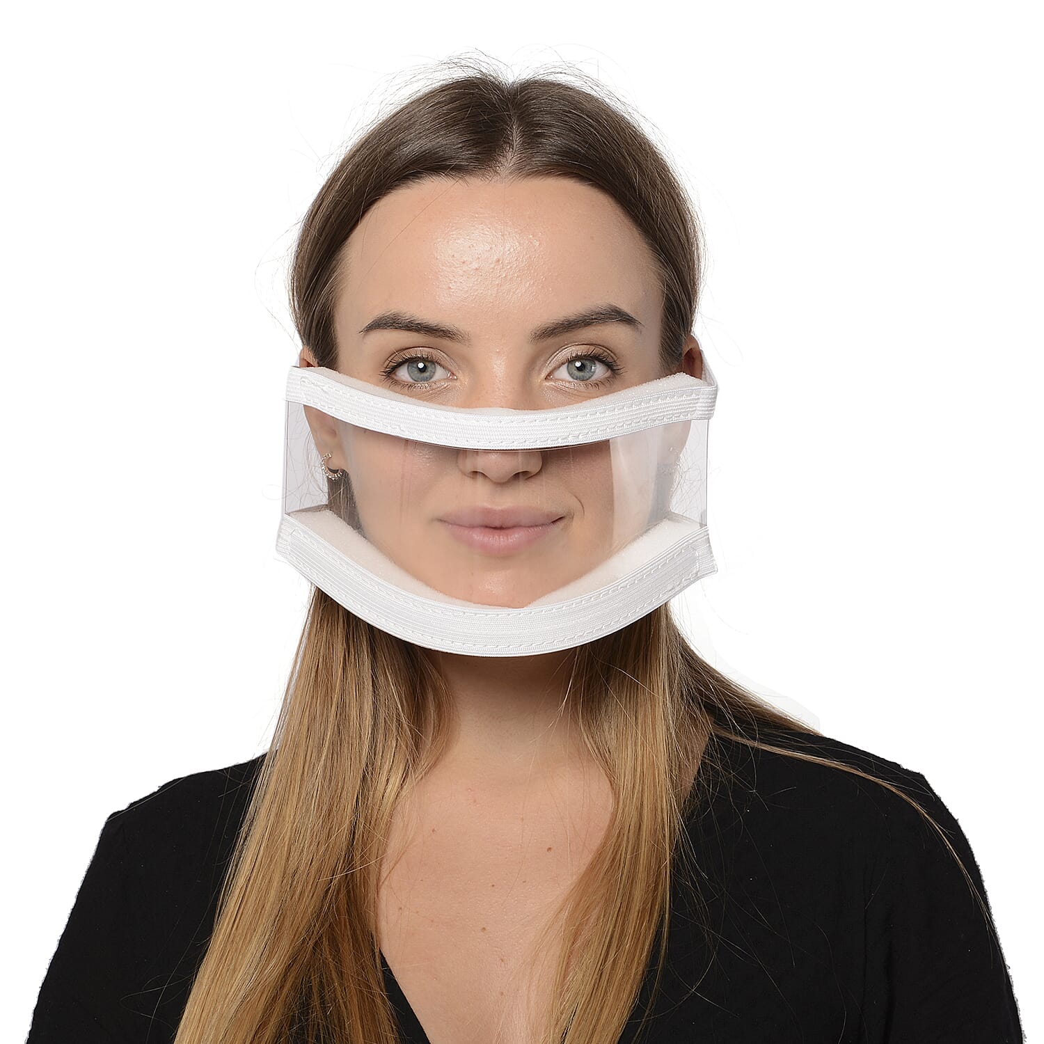 Transparent Protective Sponge Face Cover - 3615582 - TJC