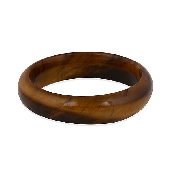 Yellow Tiger Eye Bangle (Size 7.5) 310.00 Ct. - 3621242 - TJC