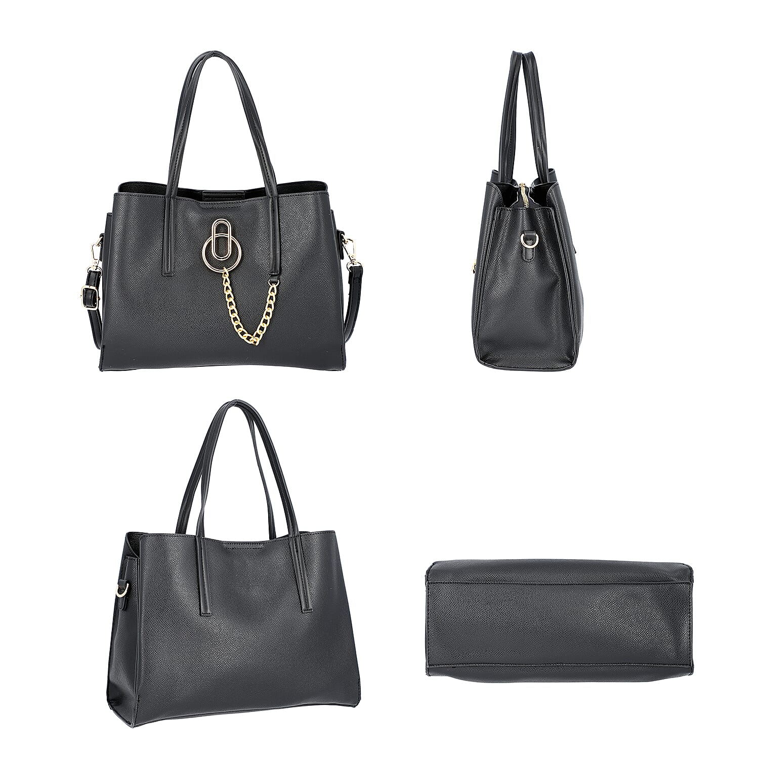 LOCK SOUL Handbag with Detachable and Adjustable Shoulder Strap (Size ...