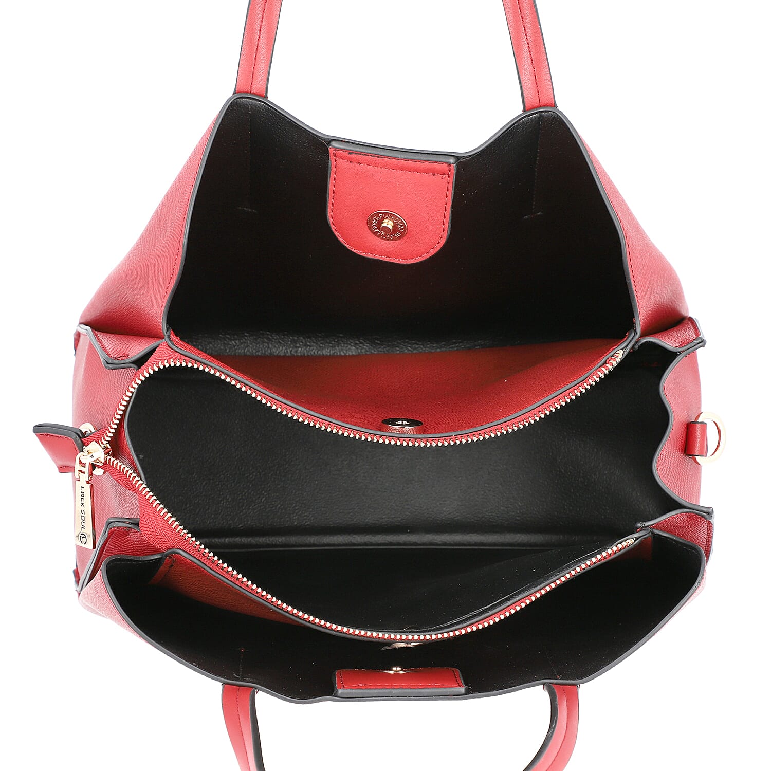 Lock Soul Handbag with Detachable and Adjustable Shoulder Strap (Size ...