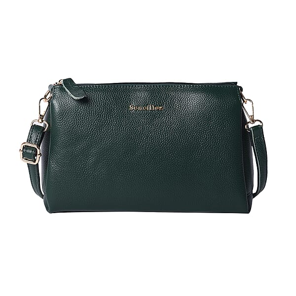 SENCILLEZ 100% Genuine Leather Crossbody Bag with Adjustable Shoulder ...