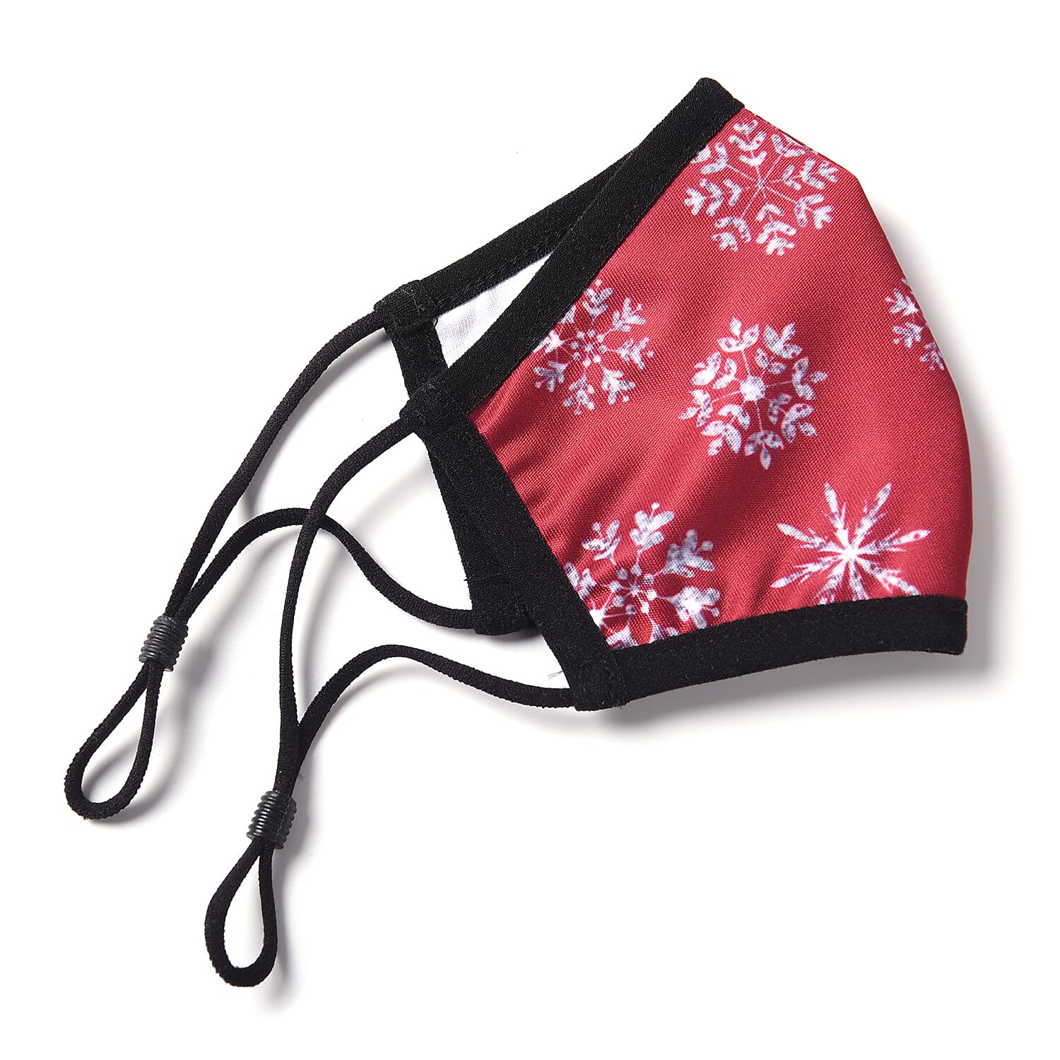 Set of 2 - Snow Print Anti-Bacterial Cotton Mask (Adult and Kid) with ...