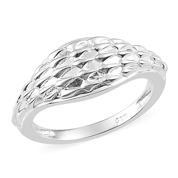 Sterling Silver Textured Ring - 3713753 - TJC