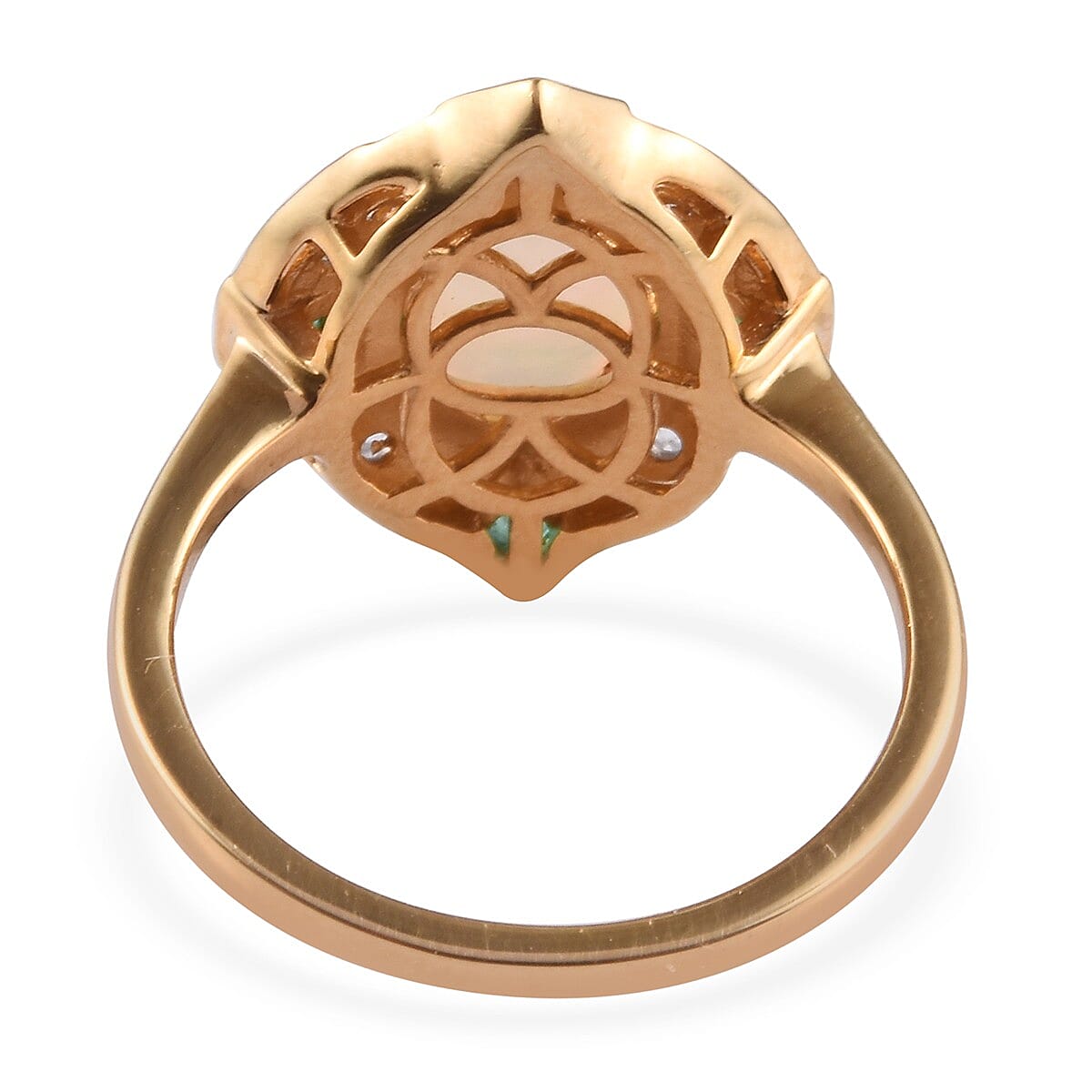 1.86 Ct. Ethiopian Welo Opal, Kagem Zambian Emerald and Natural ...