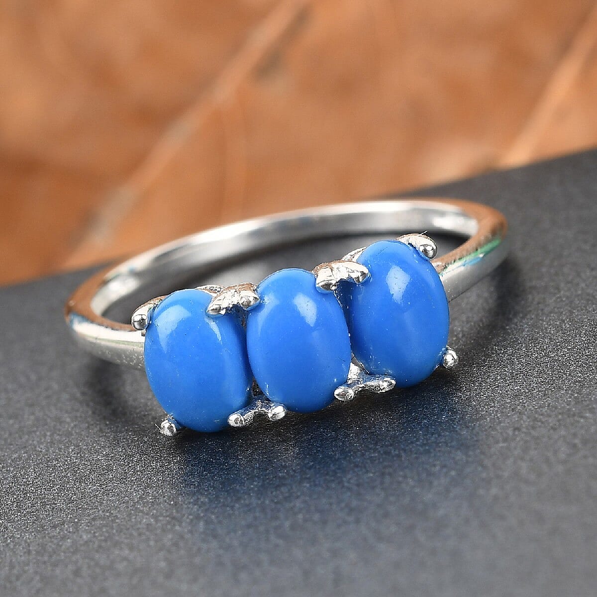 Ceruleite Ring Sterling Silver 0.25 ct - 3796789 - TJC