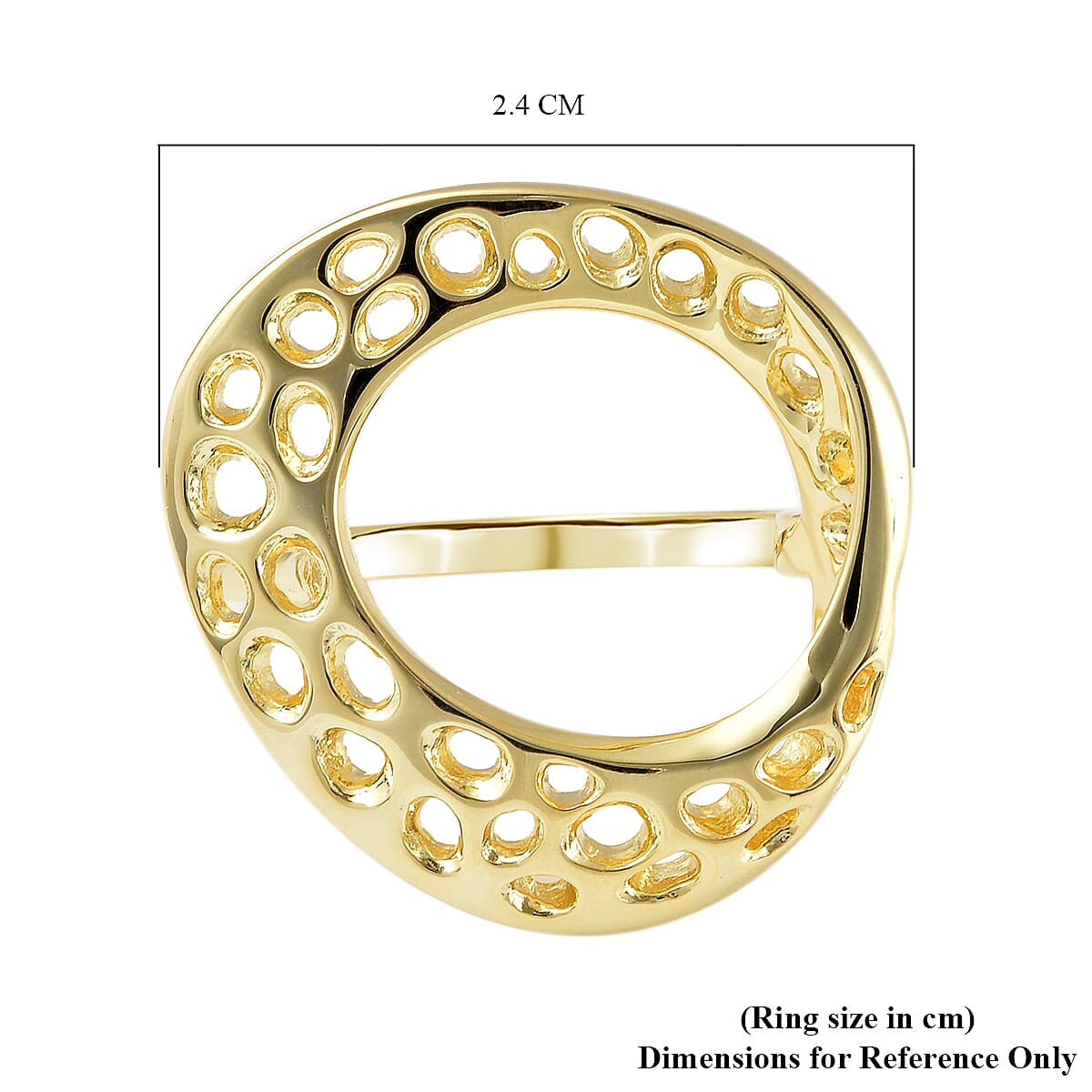 RACHEL GALLEY Wrap Collection - Lattice Ring in Yellow Gold Plated ...