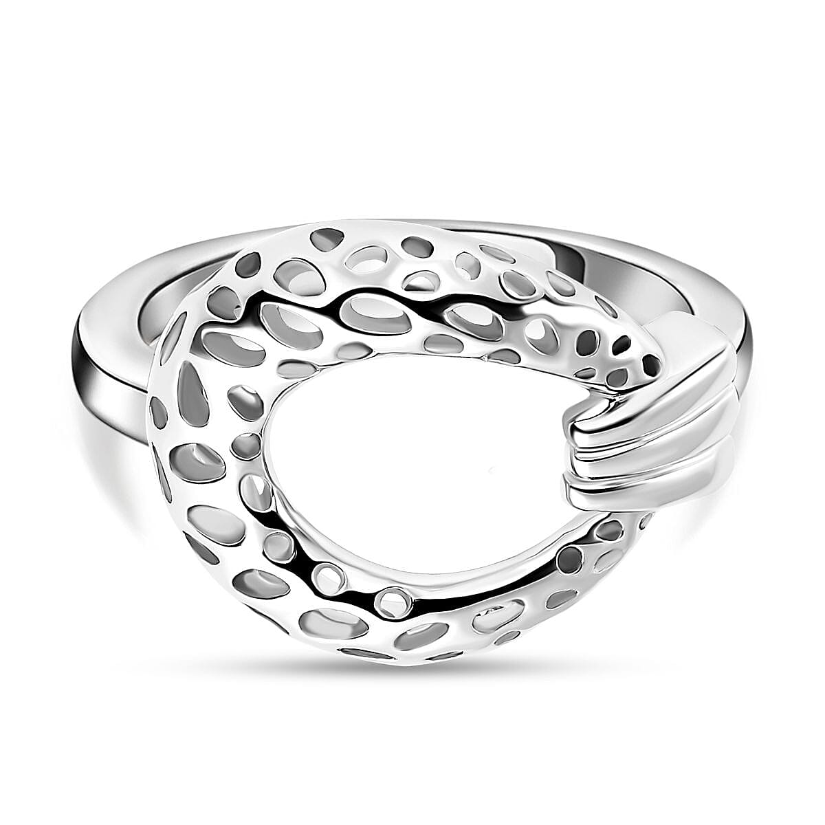 RACHEL GALLEY Infinity Collection- Rhodium Plated Sterling Silver Ring ...
