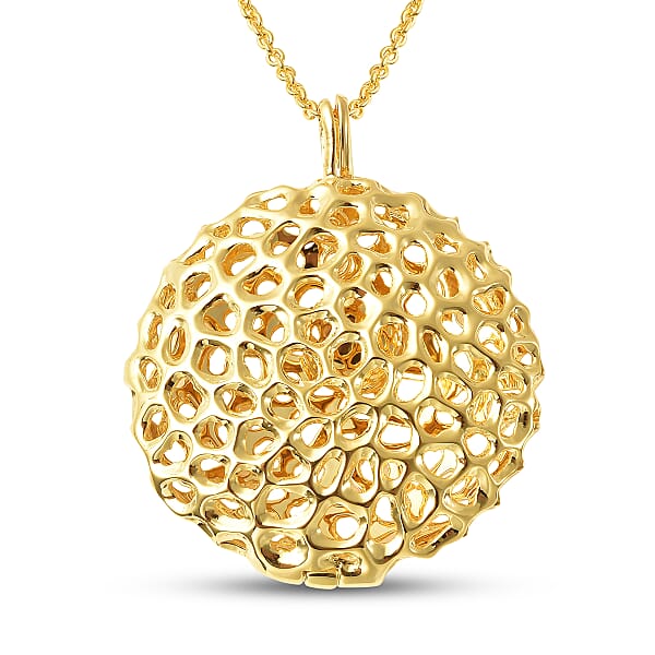 RACHEL GALLEY 18K Vermeil Yellow Gold Plated Sterling Silver Pendant ...