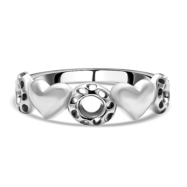 RACHEL GALLEY Amore Collection - Latticework Band Ring in Rhodium ...