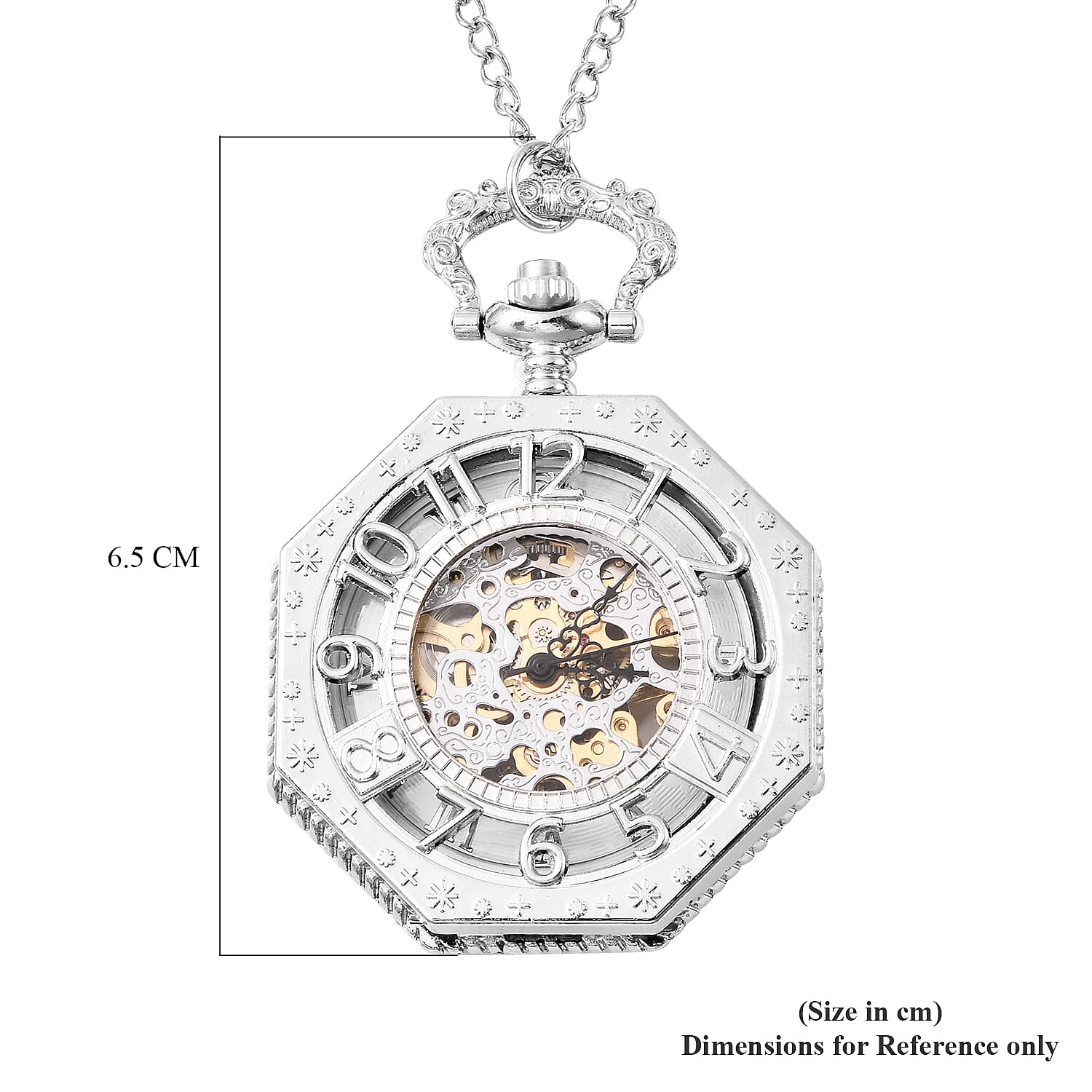 GENOA Automatic Mechanical Octagonal Hollow-Out Number Pattern Skeleton ...