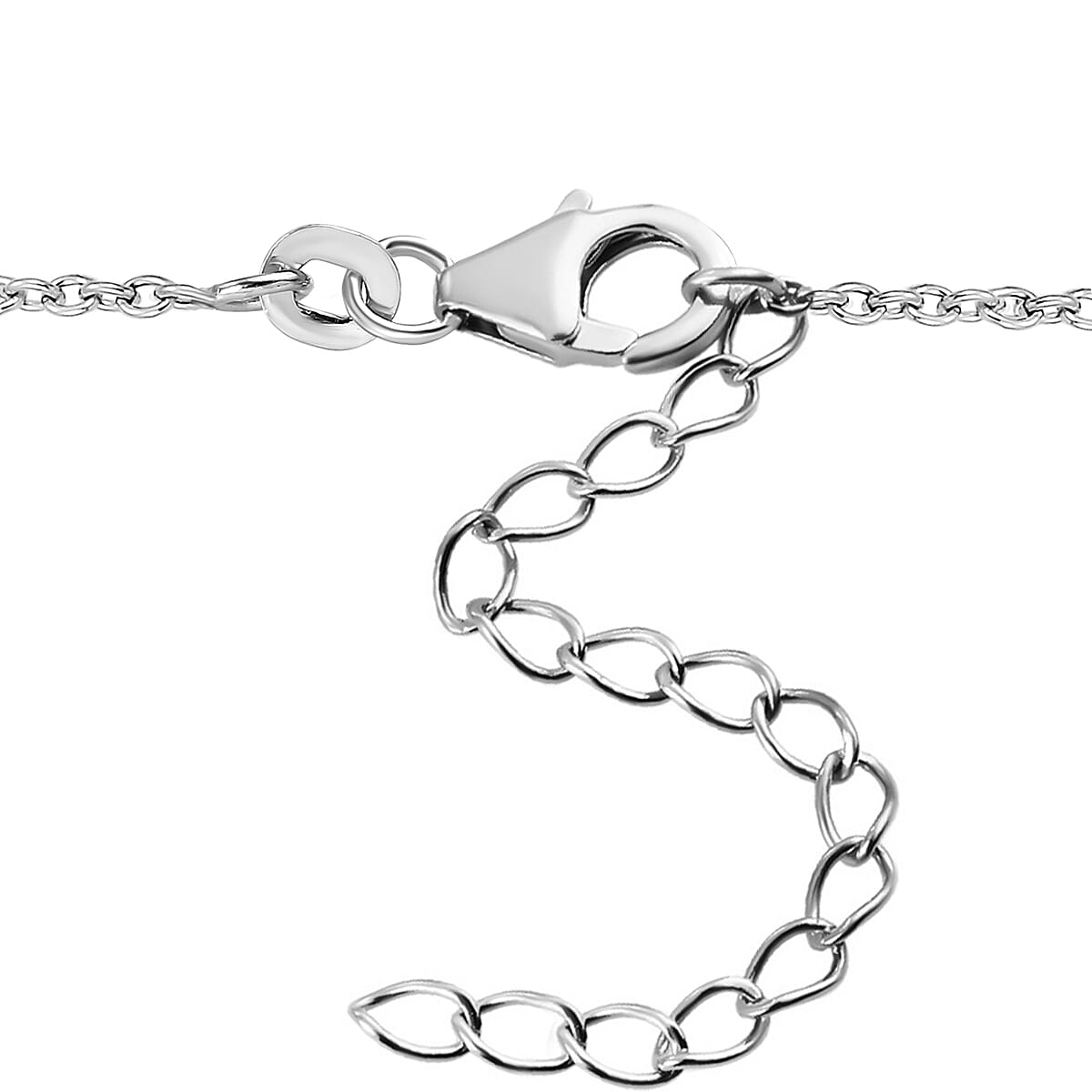 Yooperlite Butterfly Pendant with Chain (Size 20) in Platinum Overlay ...