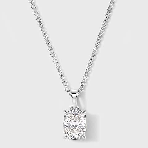 Luxuriant - SGL Certified Lab Grown Diamond (SI-G-H) Pendant with Chain ...