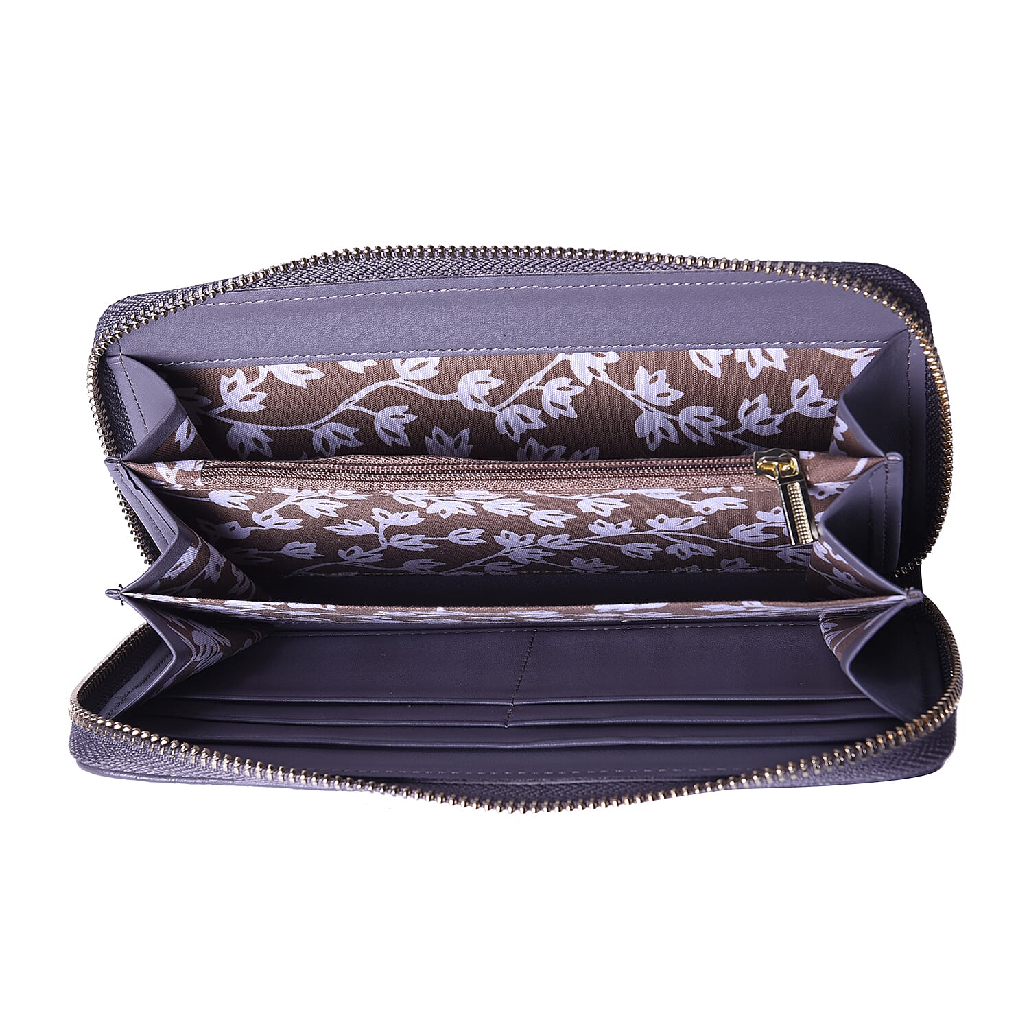 Sencillez Genuine Leather RFID Protected Croc Embossed Wallet - Grey ...