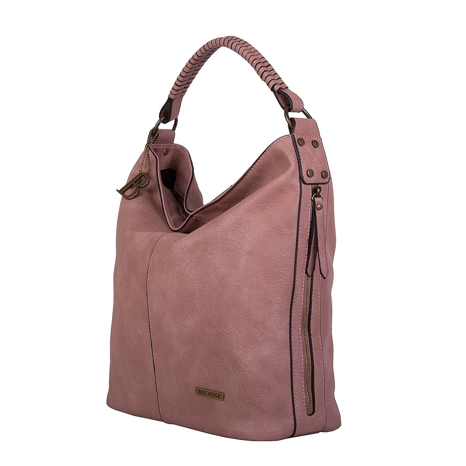 Bulaggi Collection - Erica Hobo Shoulder Bag (Size 31x33x13cm) - Dusty ...