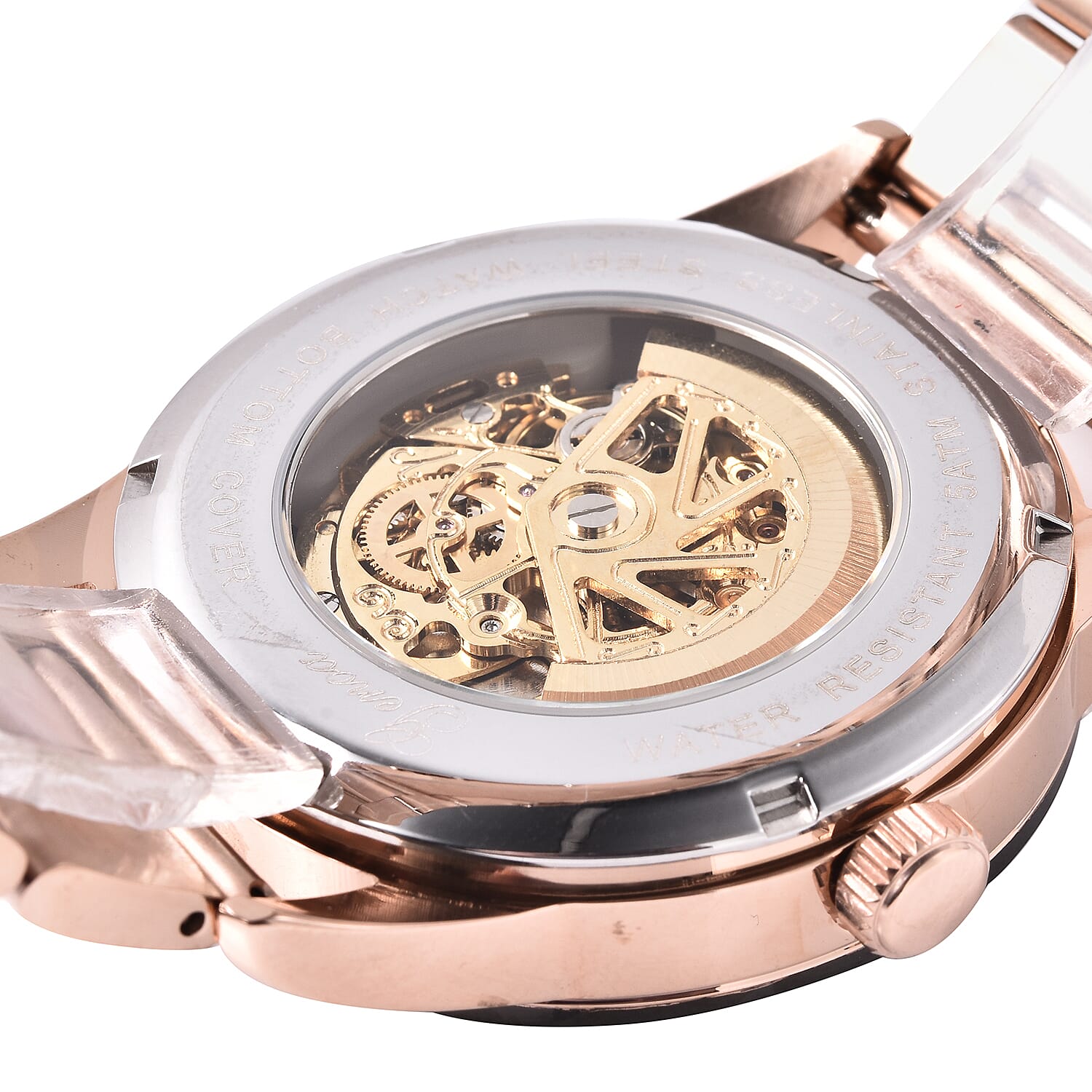 GENOA Automatic Movement 5ATM Water Resistant Watch with Chain Strap ...