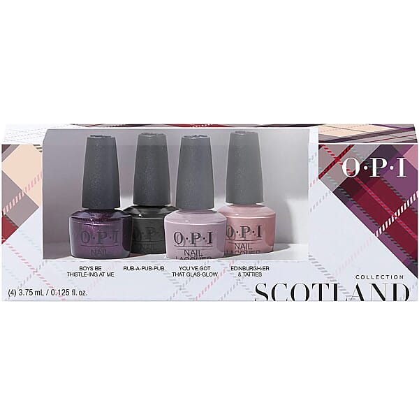 Opi Mini Nail Polish Scotland Collection 4 Piece Set 375ml 6064640 Tjc