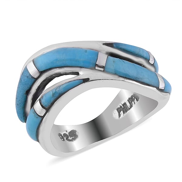 Santa Fe Collection 1.7 Ct. Turquoise Ring in Sterling Silver ...