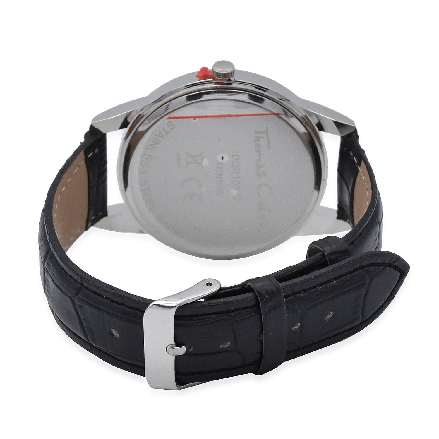 Thomas Calvi Mens Watch with Black Strap - 6102462 - TJC