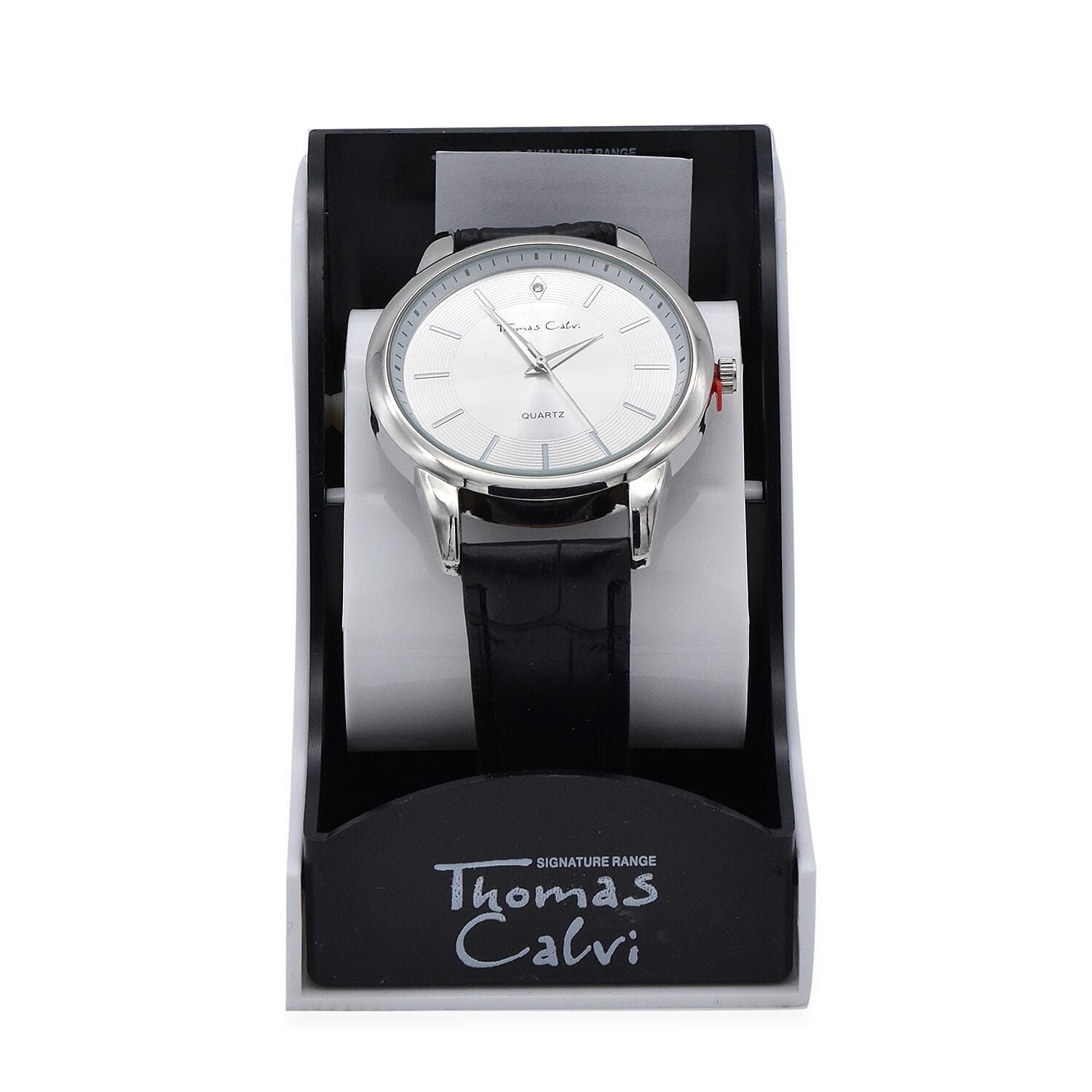 Thomas Calvi Mens Watch with Black Strap - 6102462 - TJC