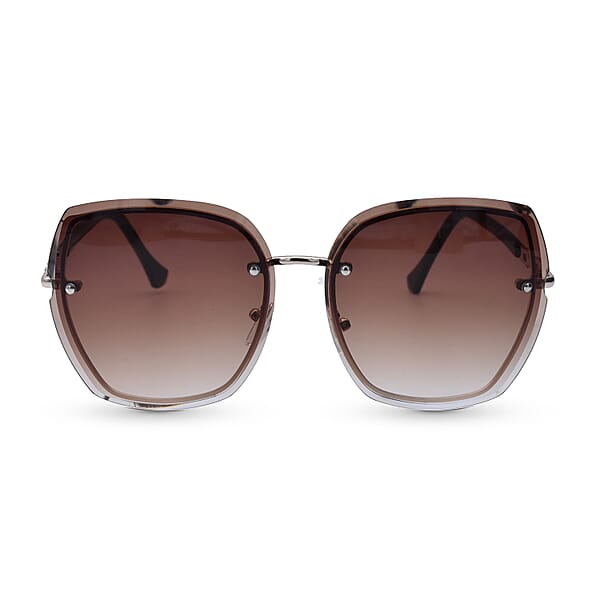 Eyecatcher Brown Sunglasses with Graduate Tinted Lens - 6102467 - TJC
