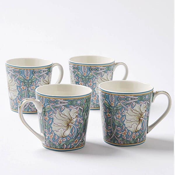 Lesser and Pavey - William Morris Pimpernel Mugs- Set of 4 - 6125089 - TJC