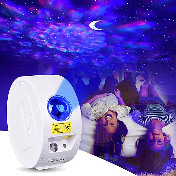 LED Laser Star Projector with 3 Brightness Modes - White - 6261241 - TJC