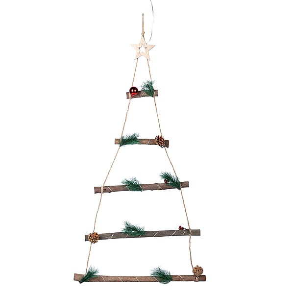 Hanging Triangle Trees LED Lights - Green, Red and Brown - 6272045 - TJC