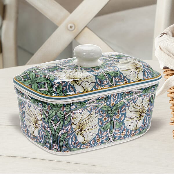 Lesser and Pavey - William Morris Pimpernel Butter Dish - Microwave ...