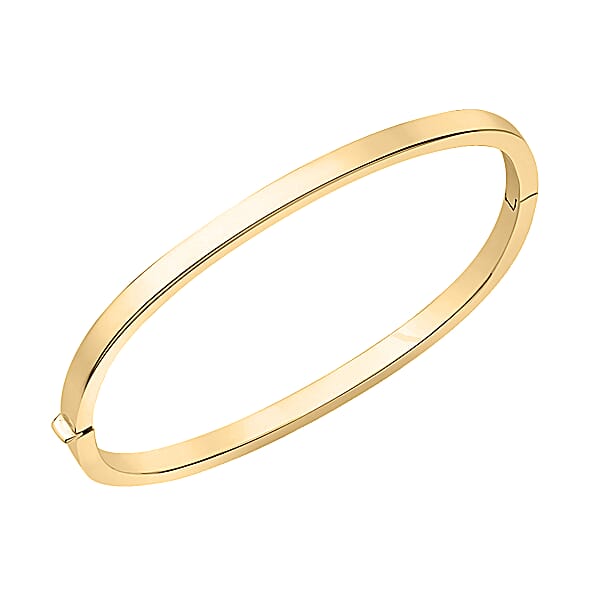 Square Shape Bangle Size 7 in 9K Yellow Gold - 6272831 - TJC