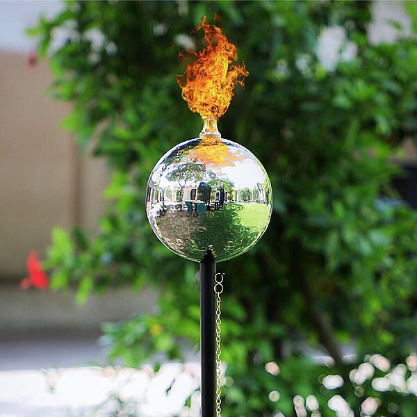 Fire Pit Stainless Steel Outdoor Garden Flame Torch - 6282680 - TJC