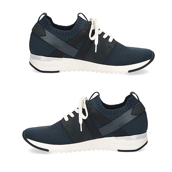Caprice Leather Flyknit Low-Top Trainers - Ocean - 6306194 - TJC