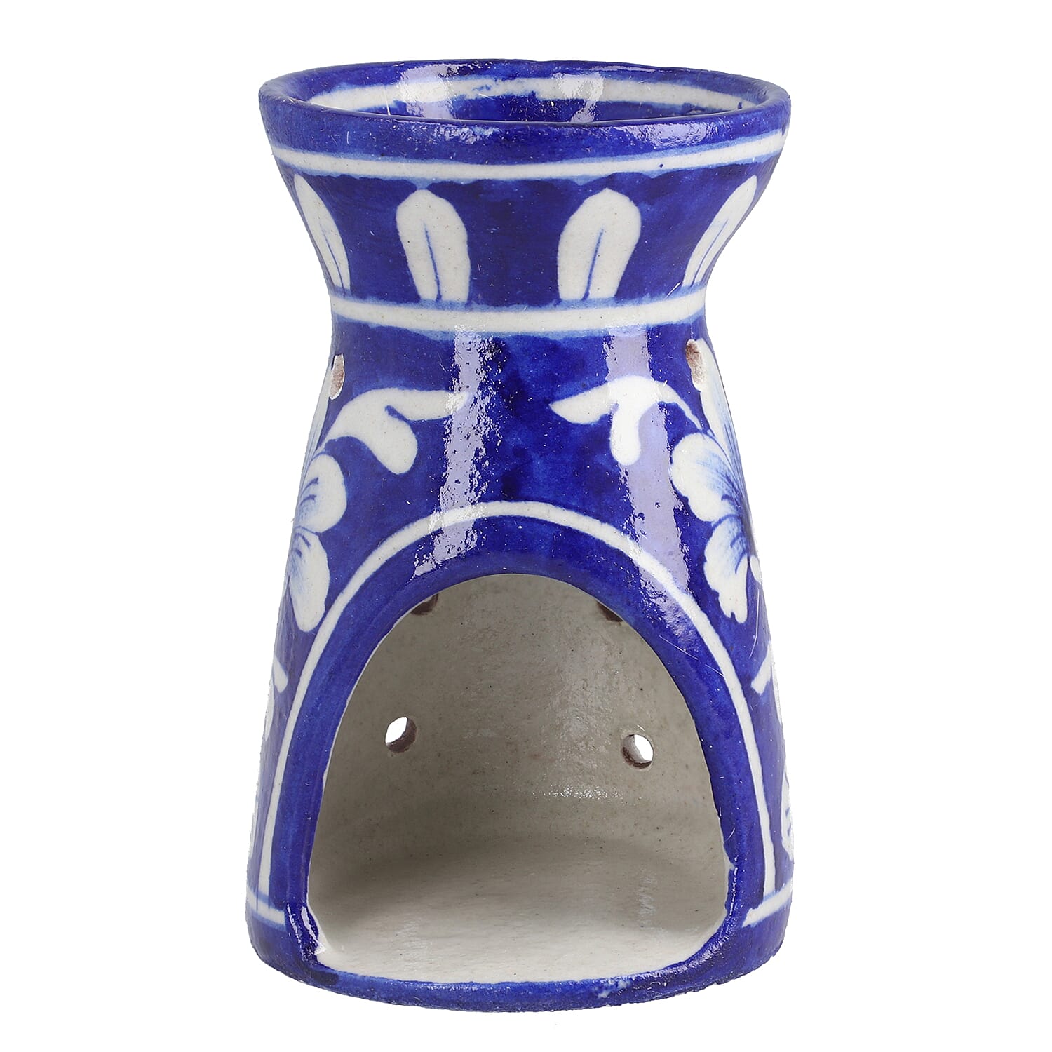 Hand Painted Ceramic Oil Diffuser - Blue - 1623000312 - TJC