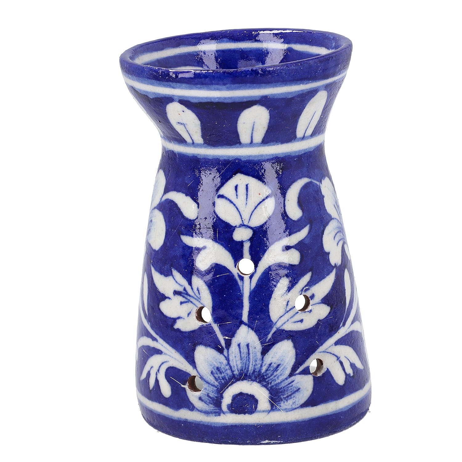 Hand Painted Ceramic Oil Diffuser - Blue - 1623000312 - TJC