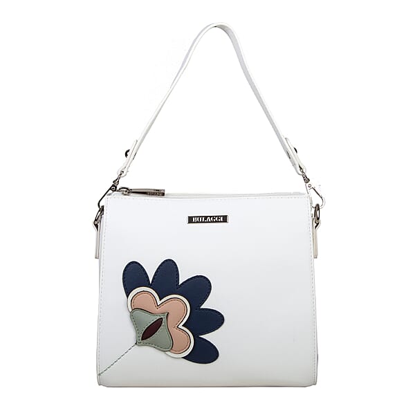 Bulaggi Collection - Hope Crossbody Bag with Zipper Closure - White ...